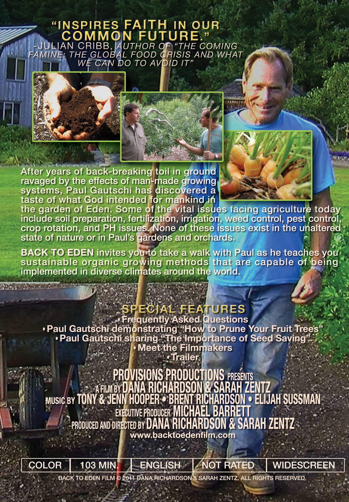 Back to Eden Gardening DVD